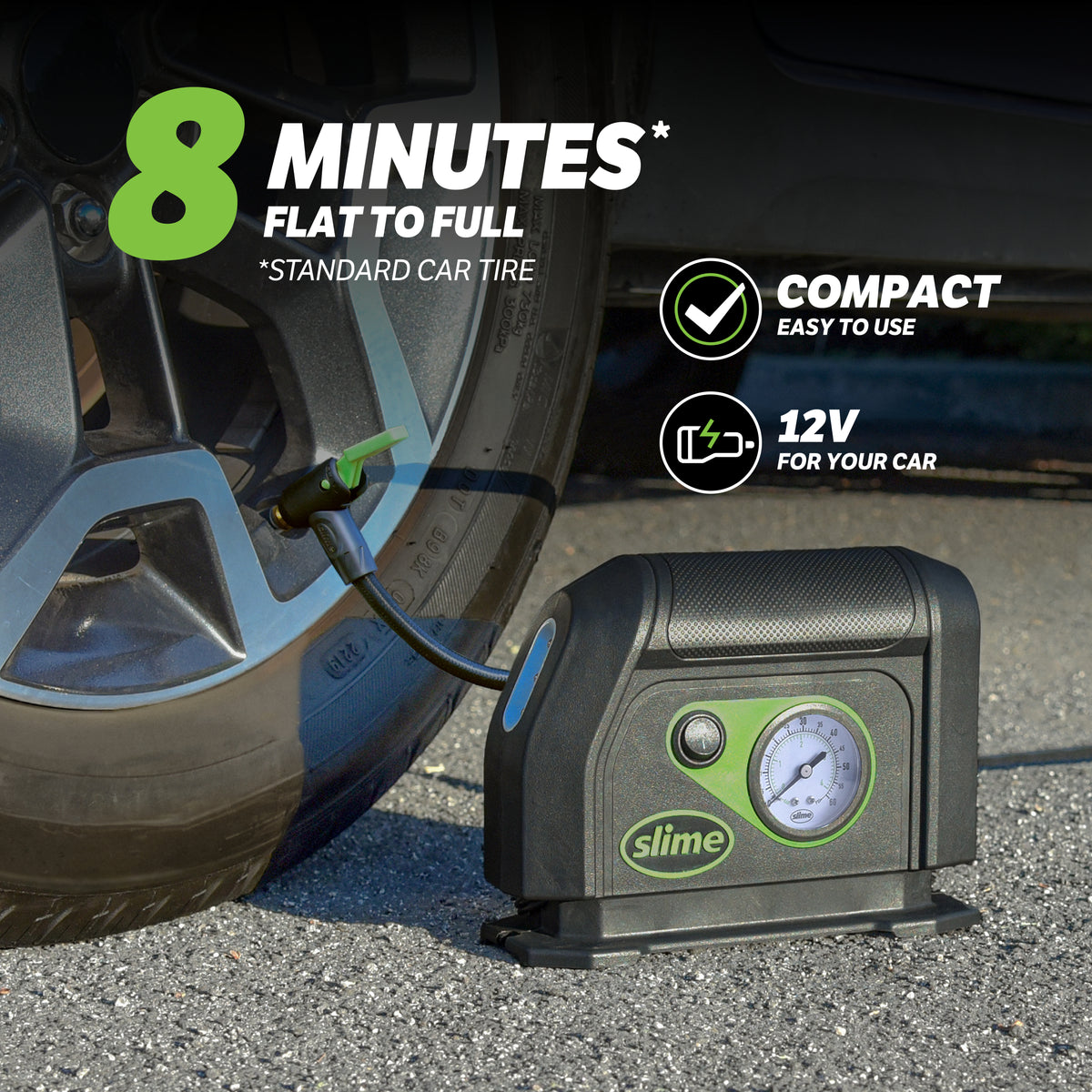 Slime | 12V Tyre Inflator – Slime EU